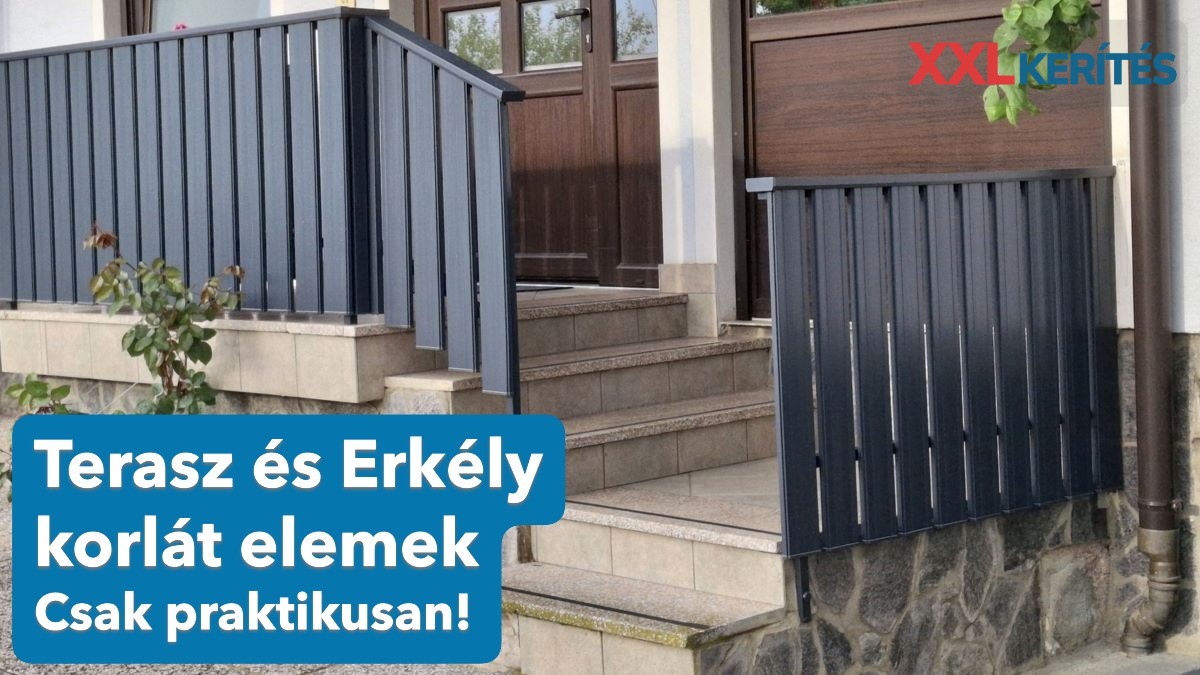Korlát elemek teljes választéka az XXL Kerítés kínálatában